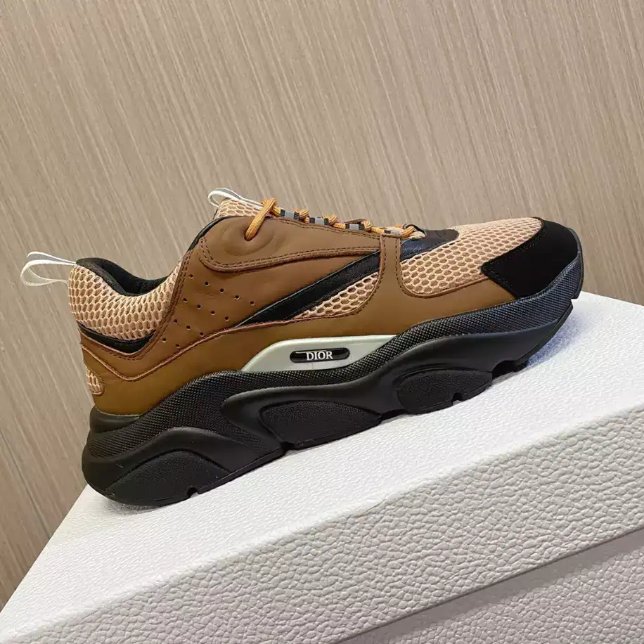 B22 SNEAKER TECHNICAL MESH WITH AND CALFSKIN