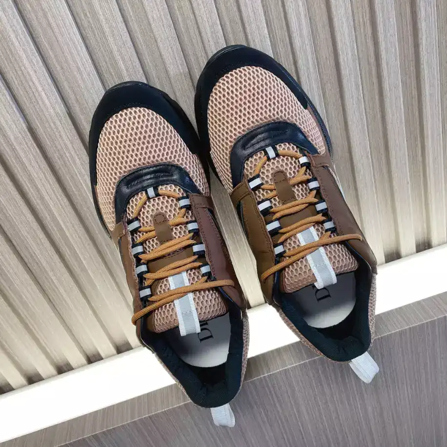 B22 SNEAKER TECHNICAL MESH WITH AND CALFSKIN