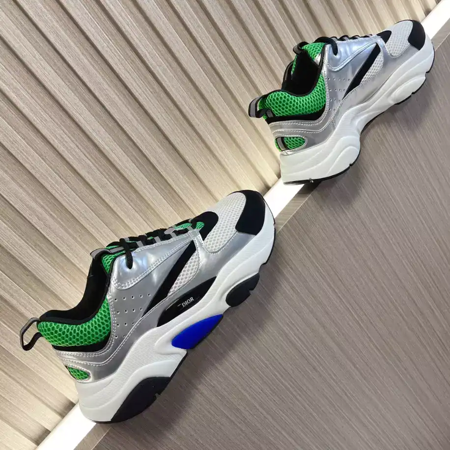 B22 SNEAKER TECHNICAL MESH WITH AND CALFSKIN